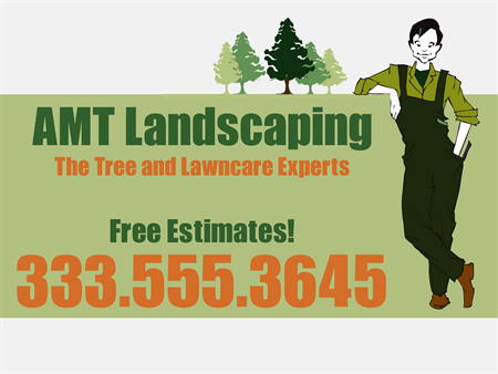 Landscaping Yard Signs - Custom Landscape Lawn Signs - Signazon.com
