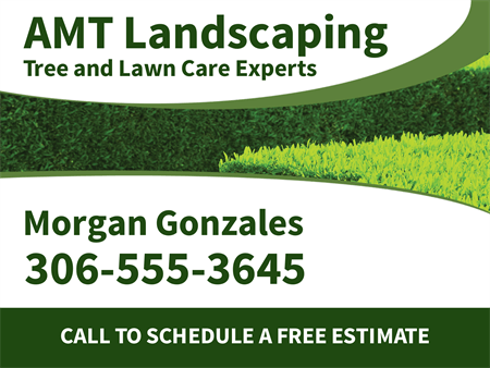 Landscaping Yard Signs - Custom Landscape Lawn Signs - Signazon.com