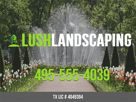 Landscaping Yard Signs - Custom Landscape Lawn Signs - Signazon.com