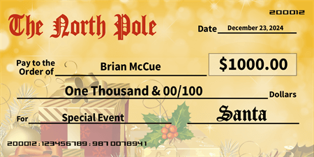 Donation Checks - Charity Checks - Signazon.com