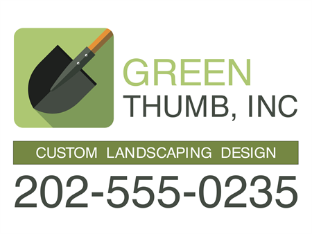 Landscaping Yard Signs - Custom Landscape Lawn Signs - Signazon.com