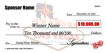 Donation Checks - Charity Checks - Signazon.com