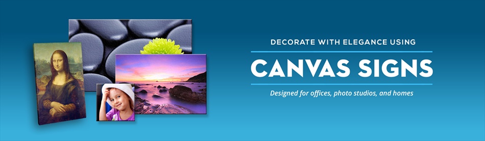 Canvas Signs - Canvas Printing - Signazon.com