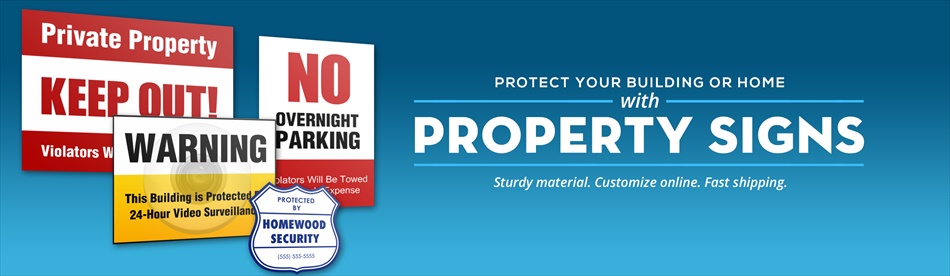 Property Signs, Property Management Signs - Signazon