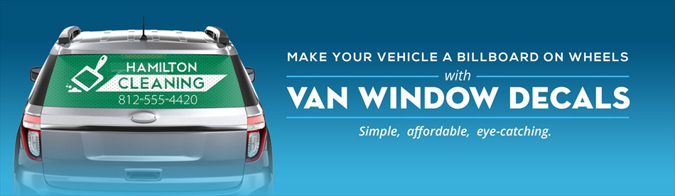 Van Window Decals, SUV Window Decals – Signazon