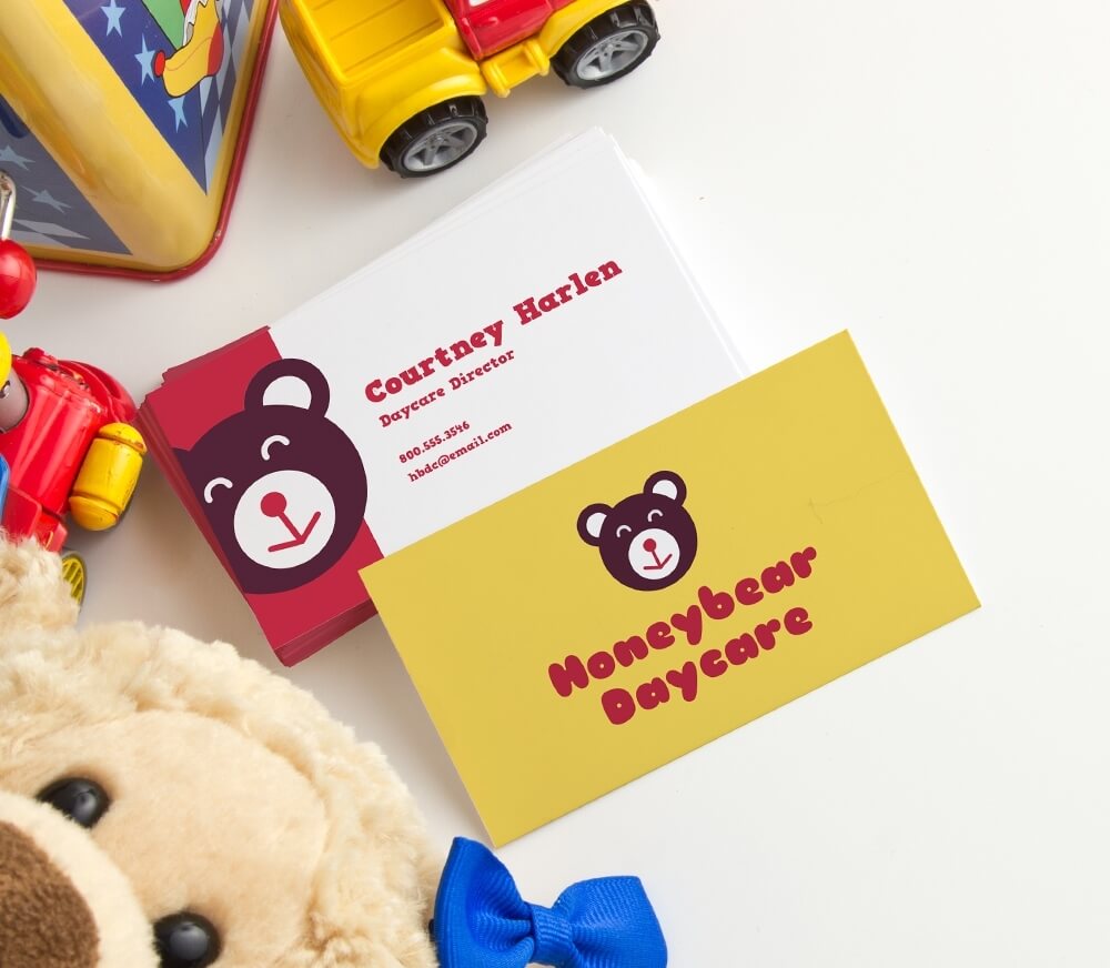 Day Care Business Cards | Child Care Business Cards | Signazon