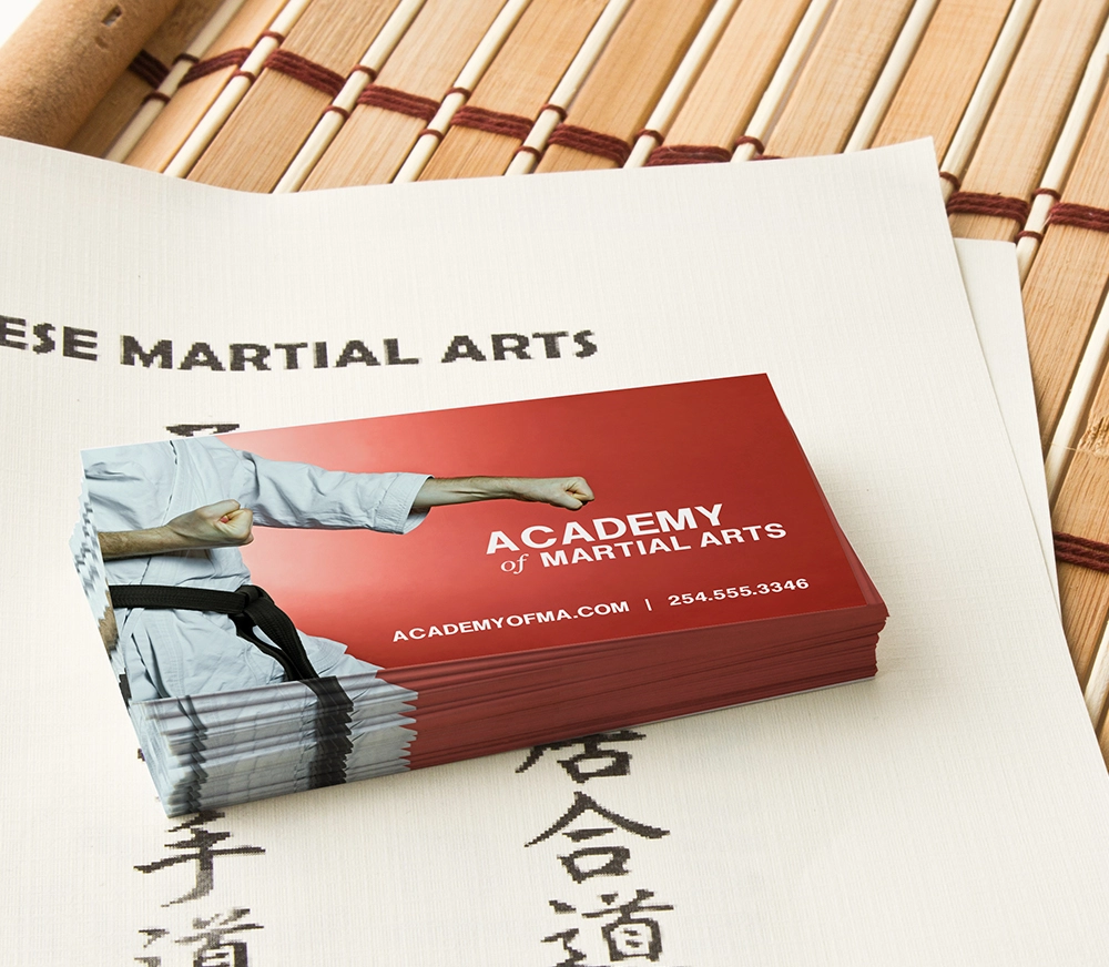 Martial Arts Business Cards | Karate Business Cards | Signazon