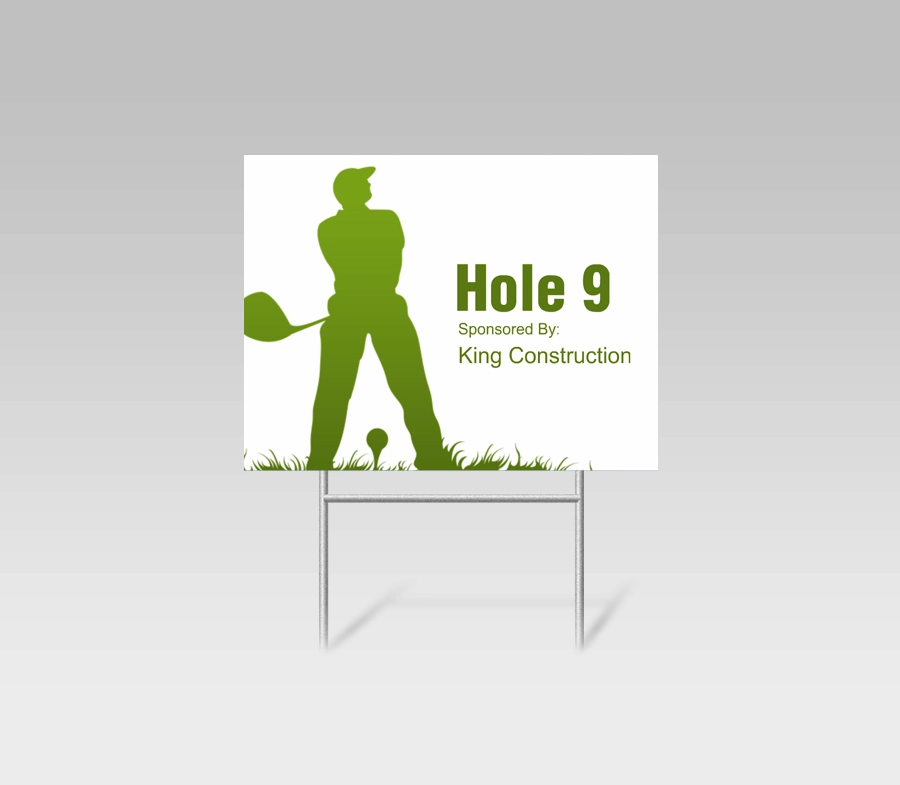 Golf Signs, Golf Sponsor Signs | Signazon