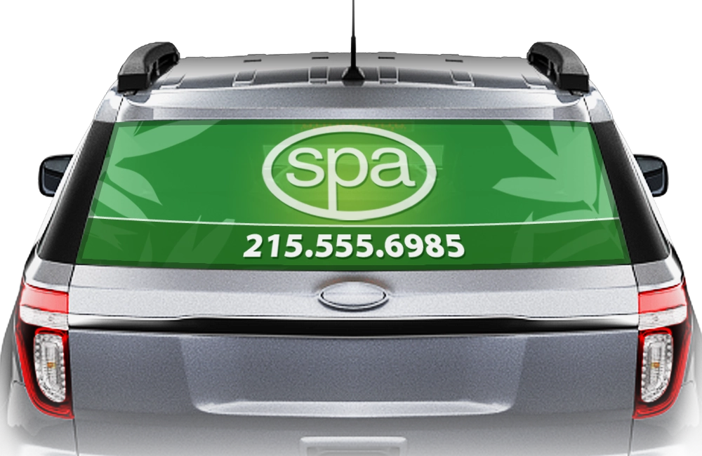 Van Window Decals, SUV Window Decals | Signazon